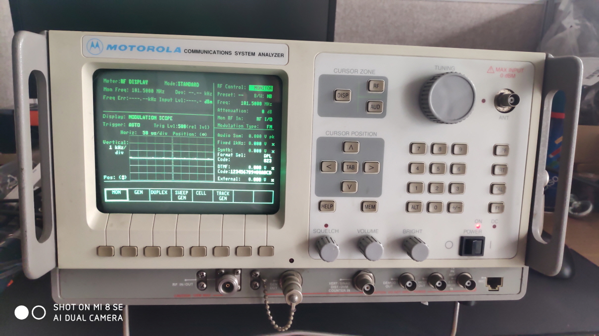 모토로라 서비스 모니터 R2600 팝니당. - 햄무선기-장터 - 소리전자