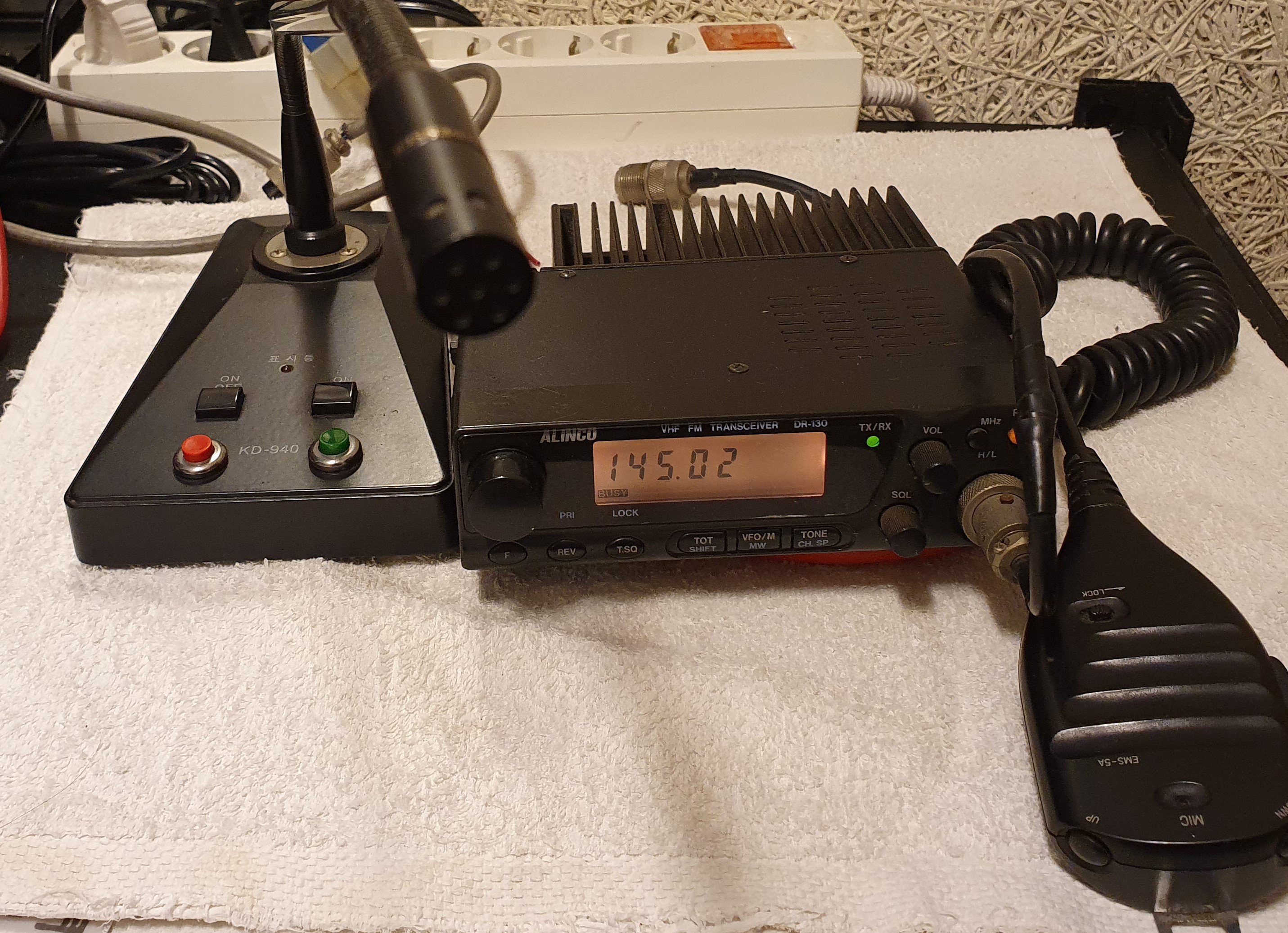 햄장비 ALINCO DR-130 스텐드마이크 + 자바라마이크+KENWOOD핸디 - 햄무선기-장터 - 소리전자