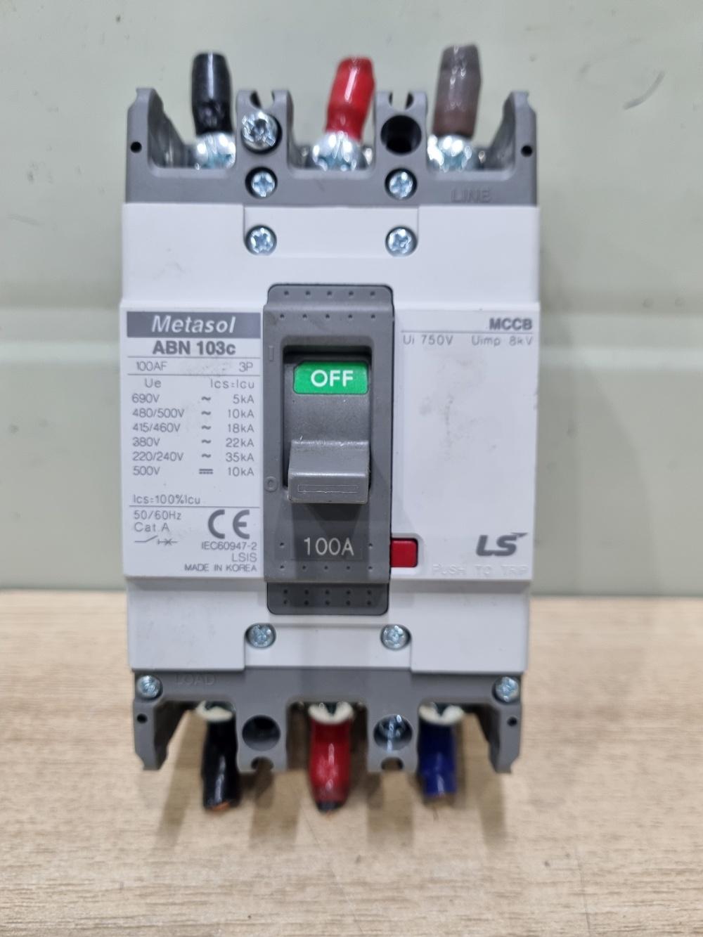 소리전자 - LS Metasol MCCB ABN 103C 100A 배선차단기