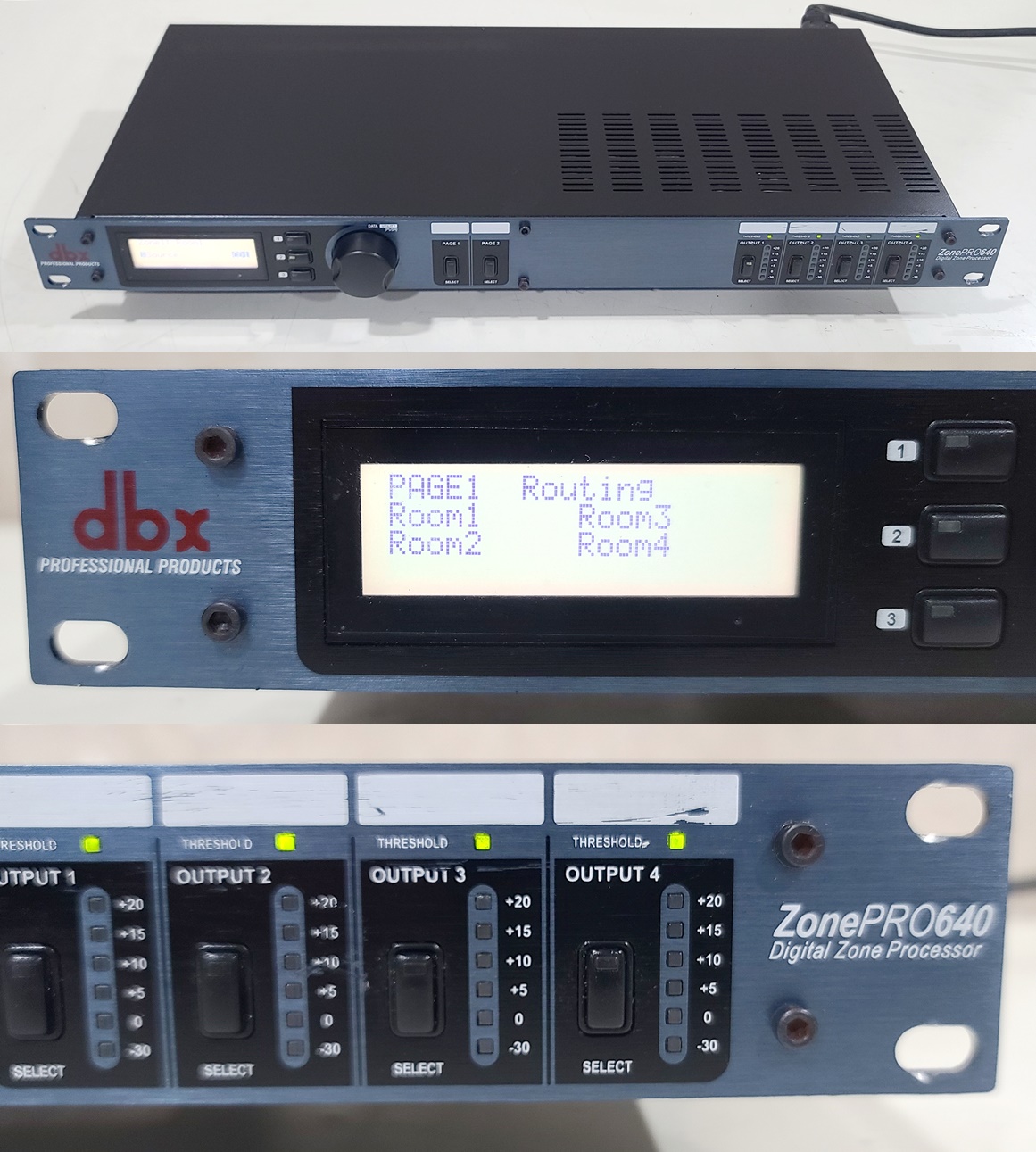 dbx ZonePRO 640 6x4 Digital Zone Processor - 전자종합-장터 - 소리전자