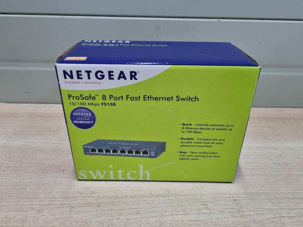 NETGEAR ProSafe 8Port Fast Ethernet Switch FS108 - 전자종합-장터 - 소리전자