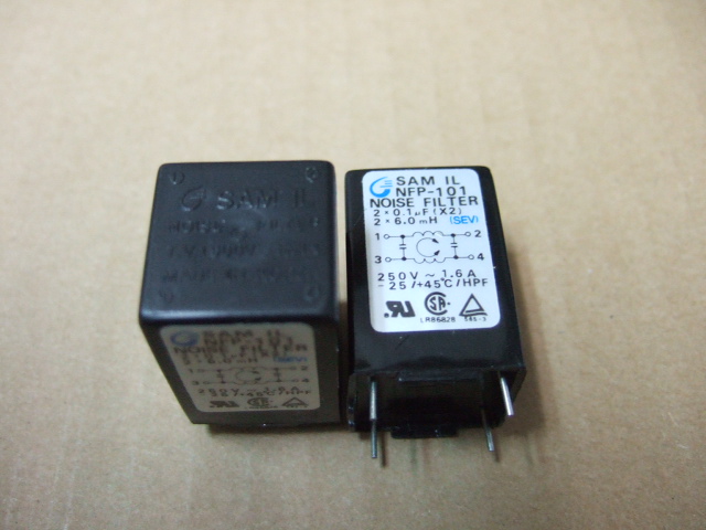 소리전자 - SAMIL NOISE FILTER.250V/1.6A....