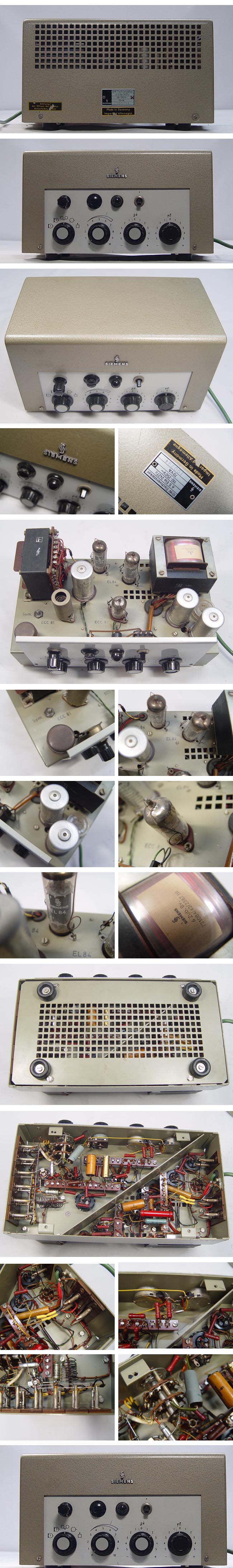 siemens Vintage 6S Ela 2427+6S Ela 2427C-Tube Intergrated Amp - 오디오 위탁 ...