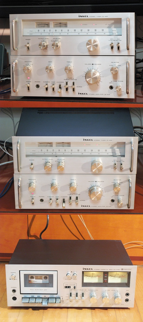 소리전자 - 인켈 AK-635인티와 튜너 TK-600