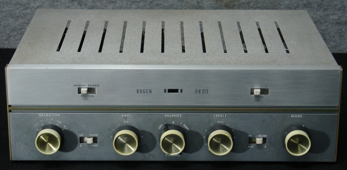 소리전자 - 판매완료---보겐 DB212 진공관 인티 앰프